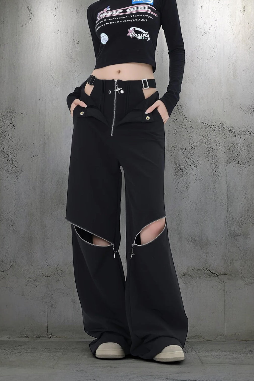 Butterfly Zip Track Pants mry001725